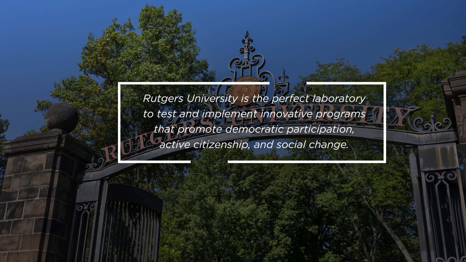 Homepage | Rutgers Democracy Lab